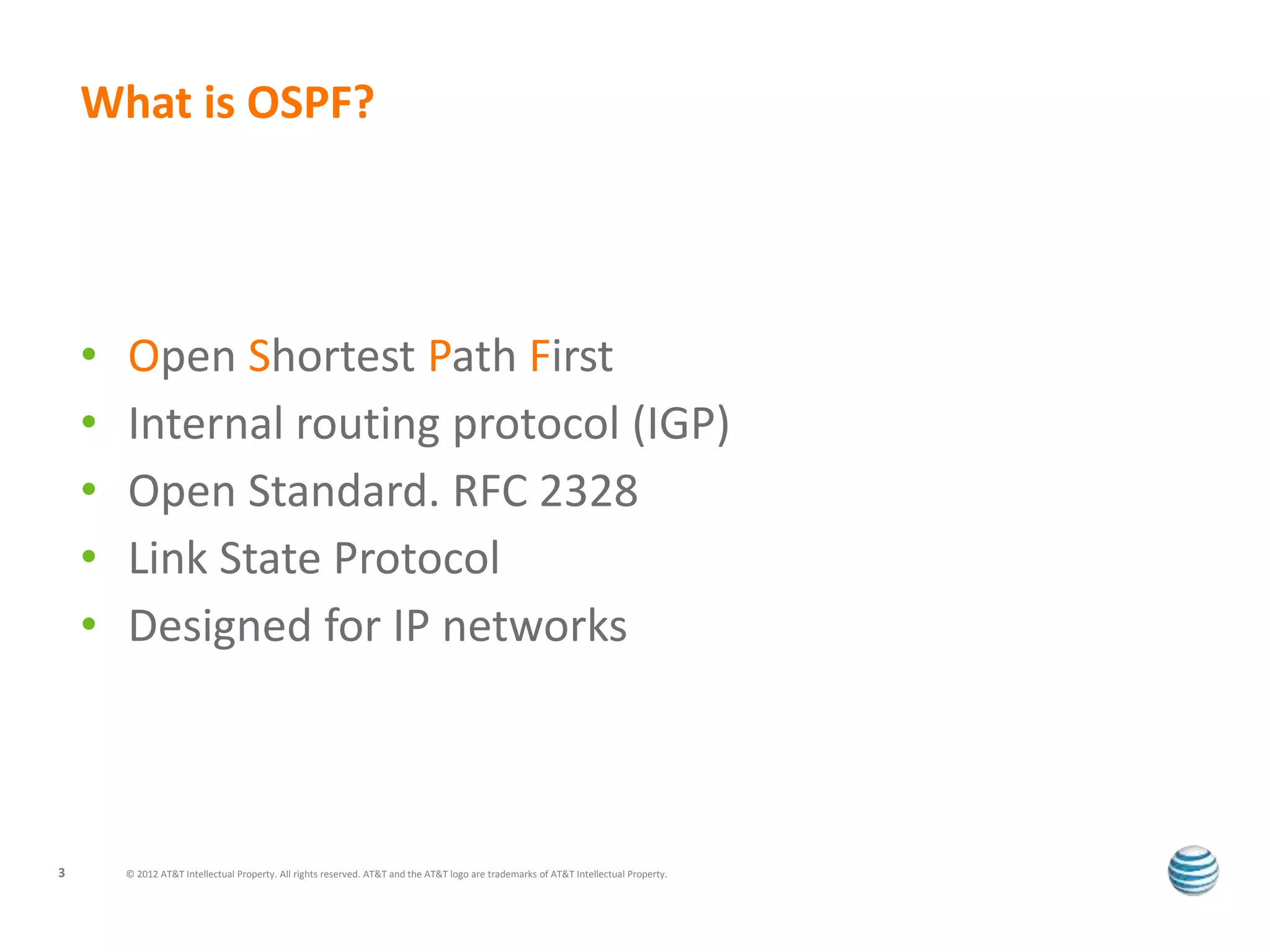 OSPF Basics | PPTX