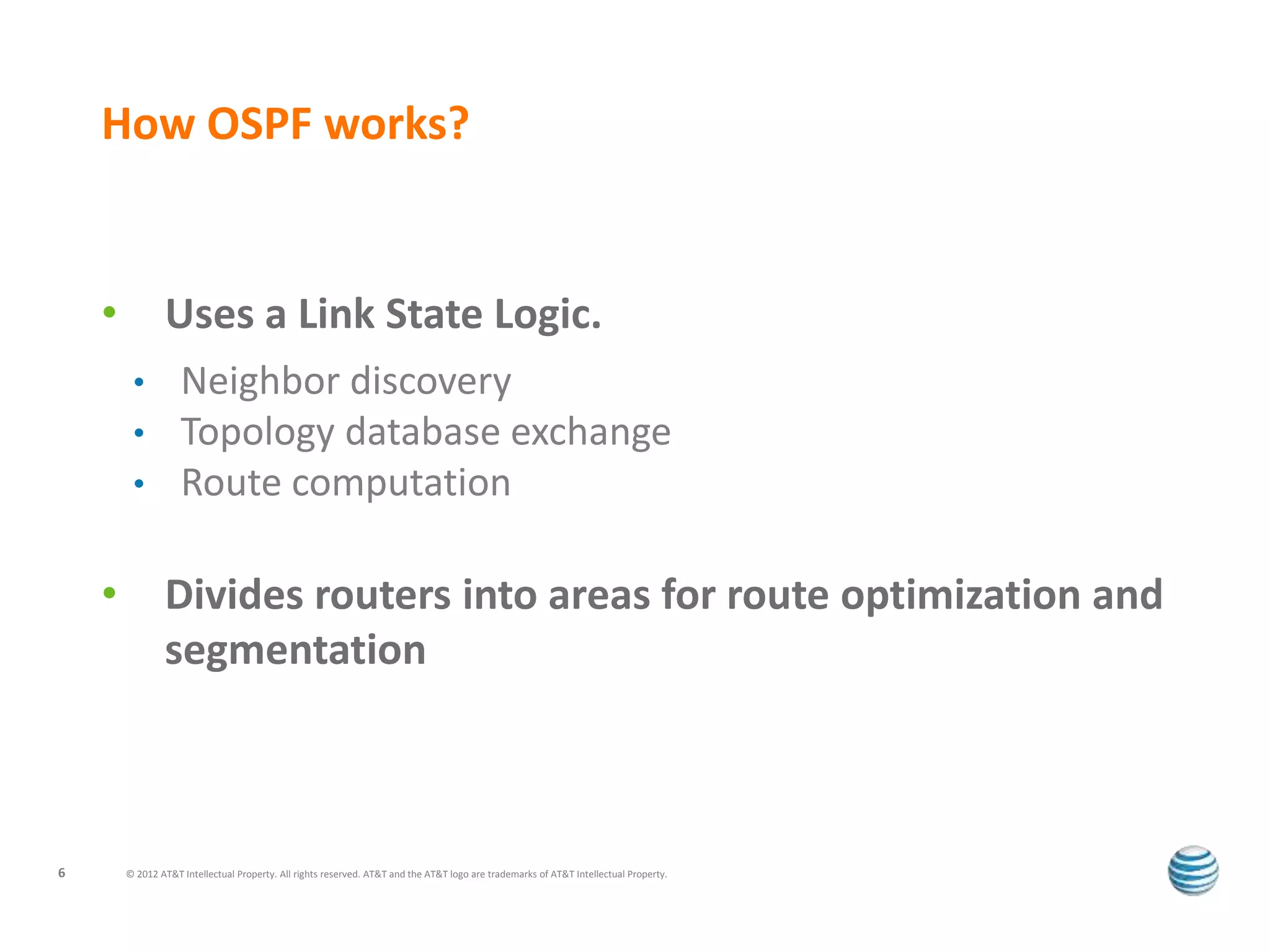 OSPF Basics | PPTX