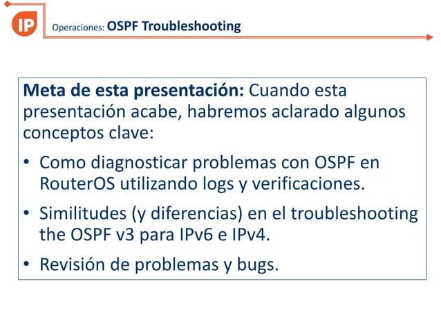Solucion-OSPF Troubleshooting-aplicando protocolo ipv4 y ipv6 | PPT