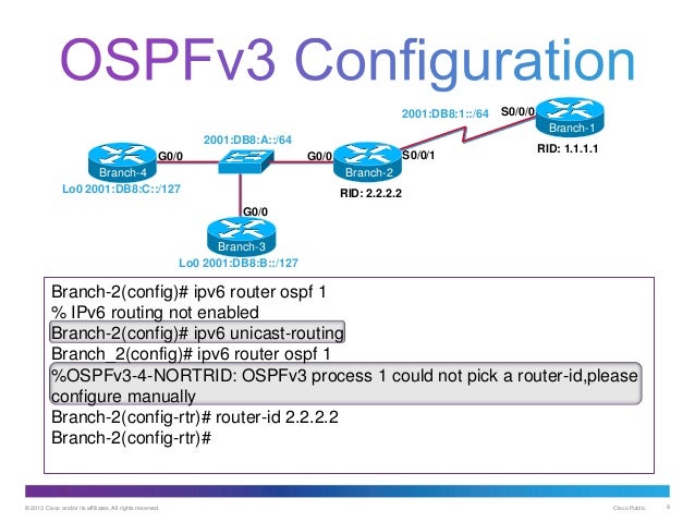 OSPF v3