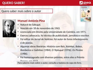 Os Piratas de Manuel Pina Descubra a análise | PPTX