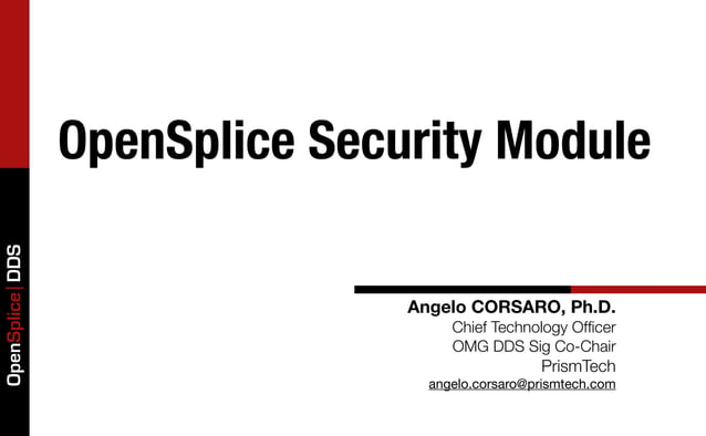 OpenSplice Security Module | PDF | Operating Systems | Computer Software and Applications