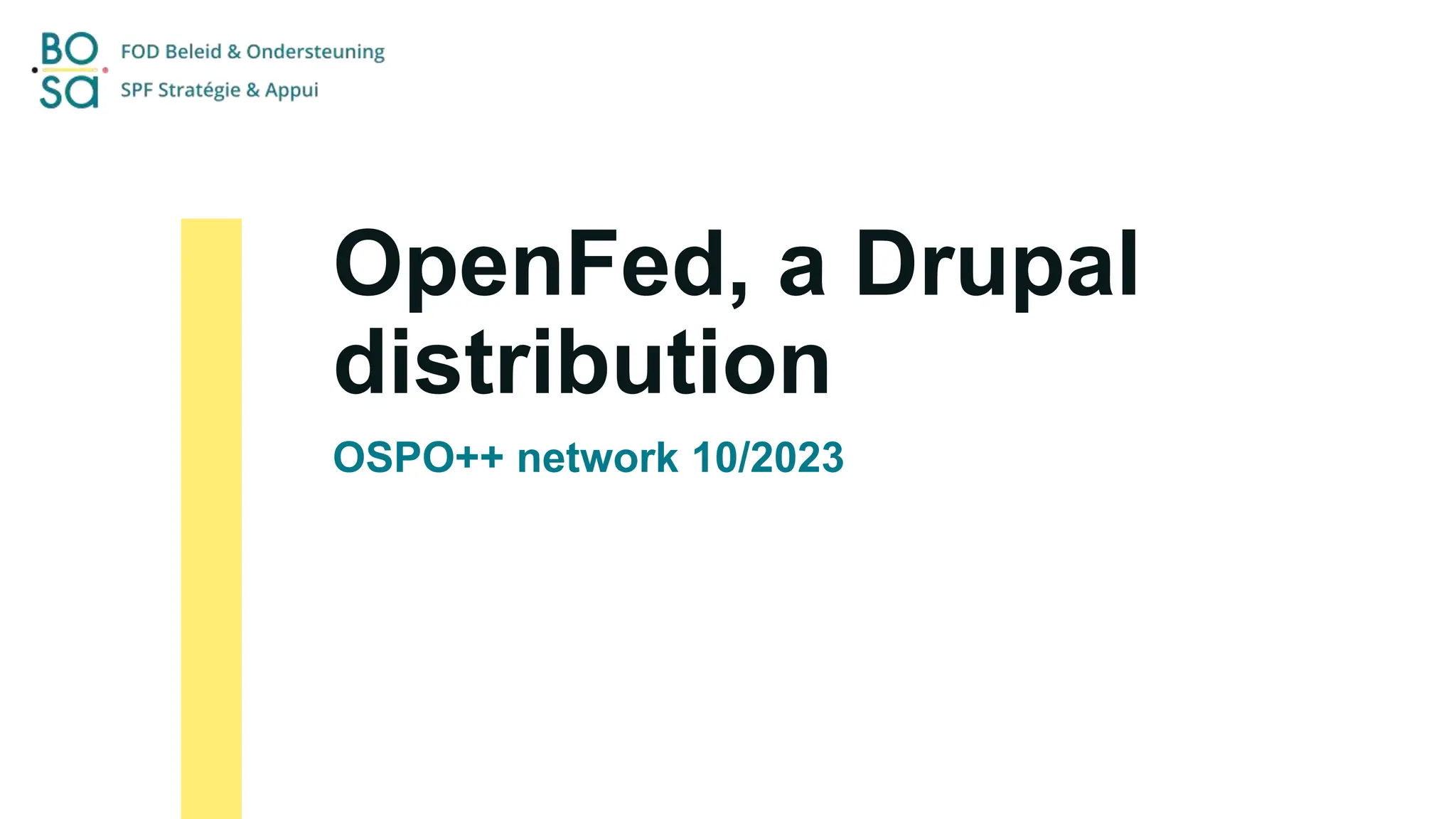 OpenFed, a Drupal distribution | PPT