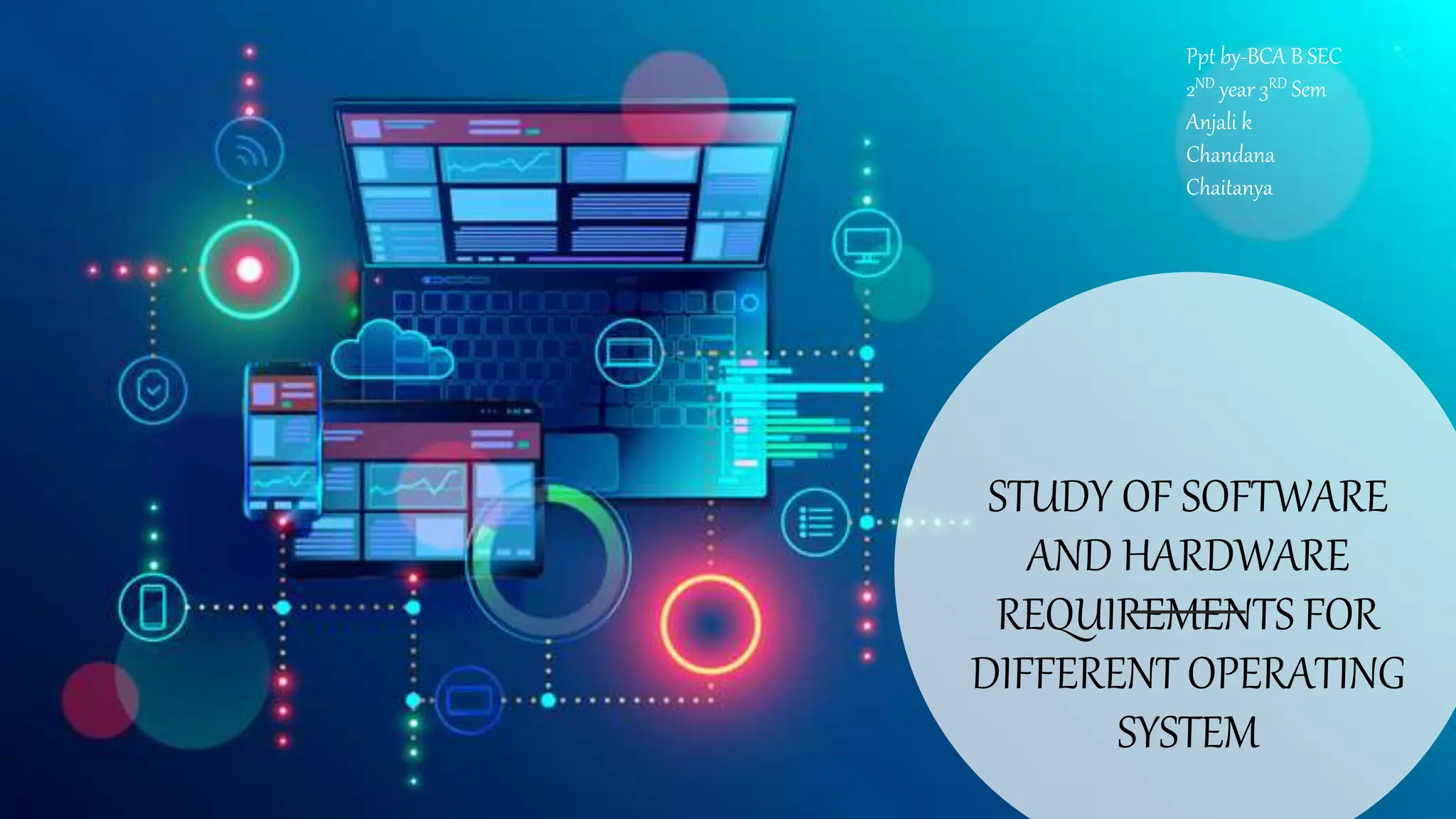 Study of software ware and hardware requirements. | PPTX