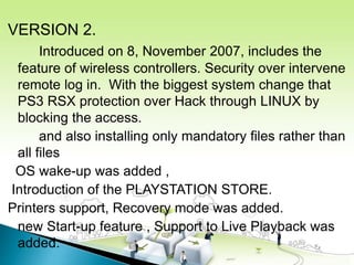 PLAYSTATION OPERATING SYSTEM | PPTX