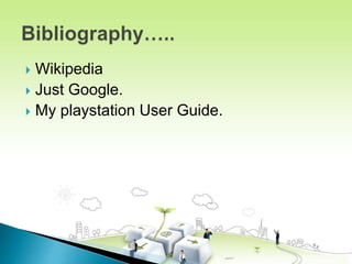 PLAYSTATION OPERATING SYSTEM | PPTX