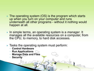 PLAYSTATION OPERATING SYSTEM | PPTX