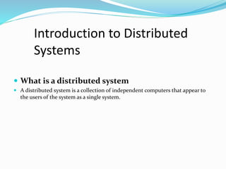 Distributed Systems | PPTX