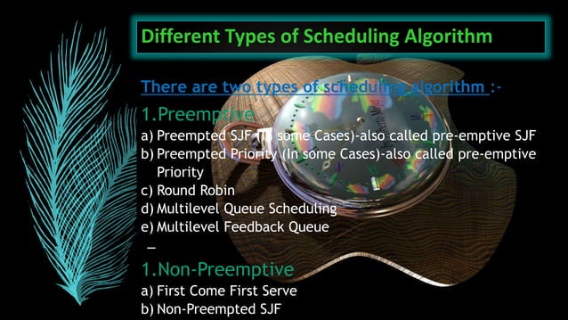 scheduling algorithm | PPTX