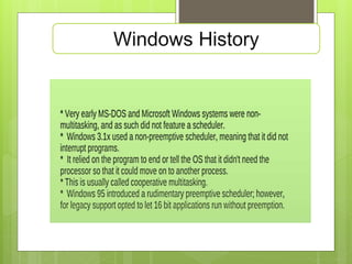 windows xp scheduling | PPTX