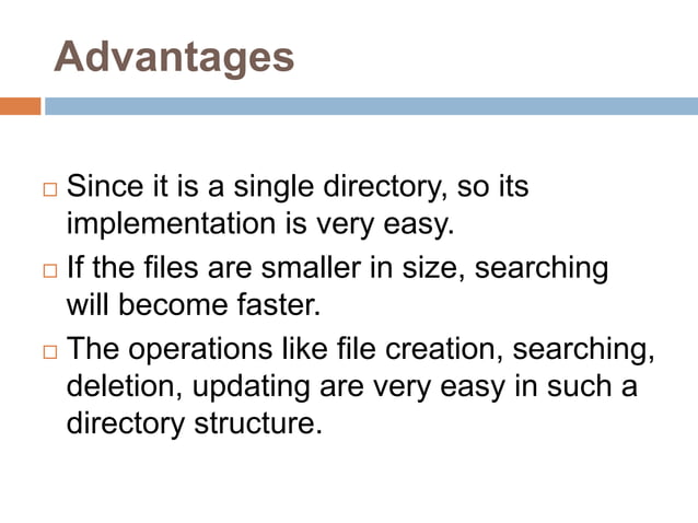directory structure and file system mounting | PPTX | Operating Systems ...