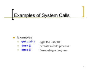 System calls operating system ppt by rohit malav | PPTX | Operating ...