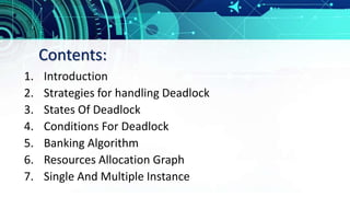 Deadlock Slides | PPTX