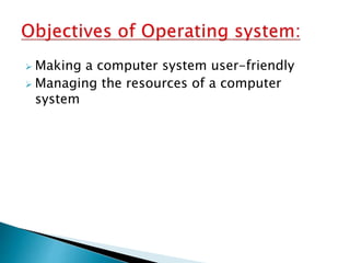 Operating system | PPTX