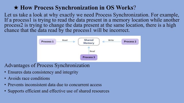 Process Synchronisation and Producer Consumer Problem Operating System | PPTX | Operating ...