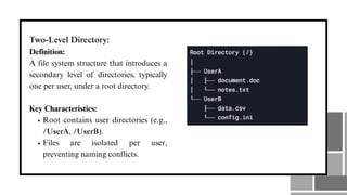 FILE SYSTEM STRUCTURE PRESENTATION OPERATING SYSTEM | PDF