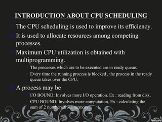 first come first serve scheduling in os | PPT