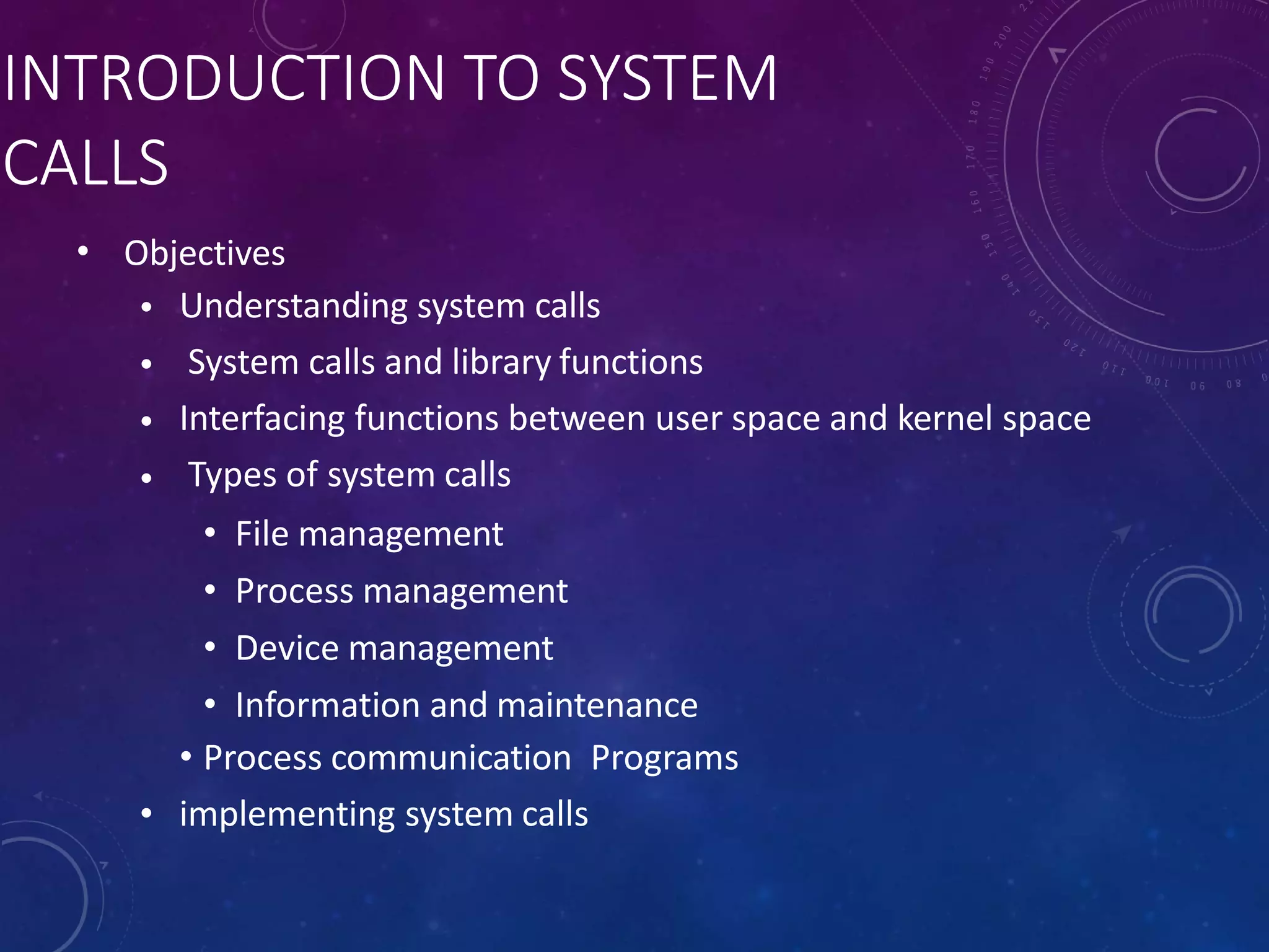 Operating System Calls Input And Output By Rohit Malav Ppt