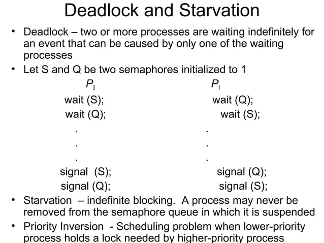 OS Process Synchronization, semaphore and Monitors | PPT OS Process Synchronization, semaphore and Monitors | PPT