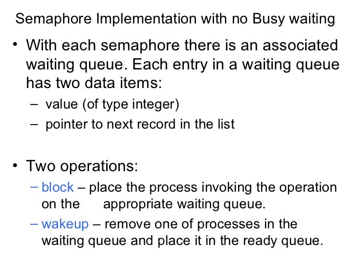 Os Process Synchronization Semaphore And Monitors