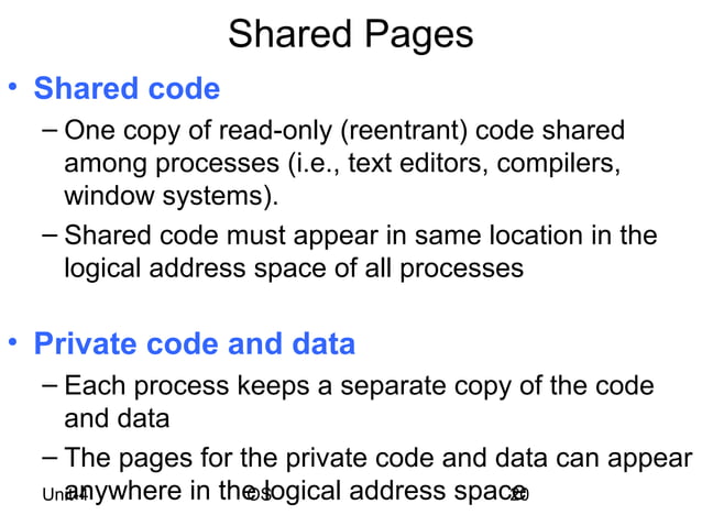 Os Swapping, Paging, Segmentation and Virtual Memory | PPT | Operating Systems | Computer ...