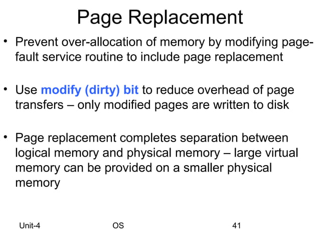 Os Swapping, Paging, Segmentation and Virtual Memory | PPT | Operating Systems | Computer ...