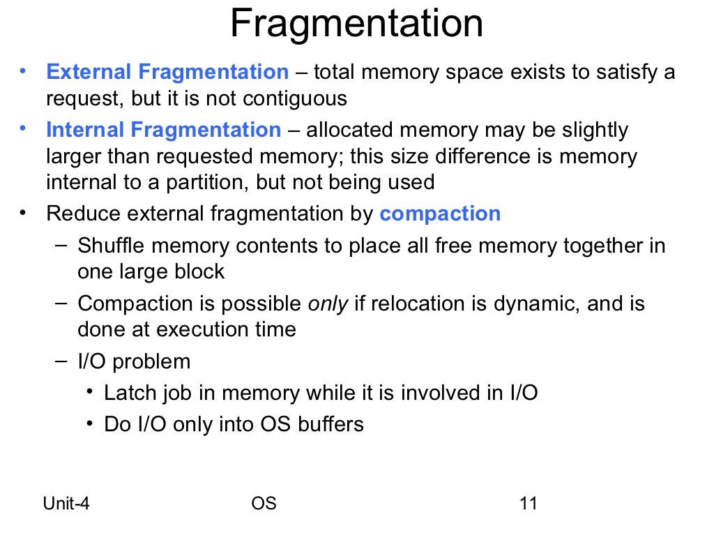 Os Swapping Paging Segmentation And Virtual Memory