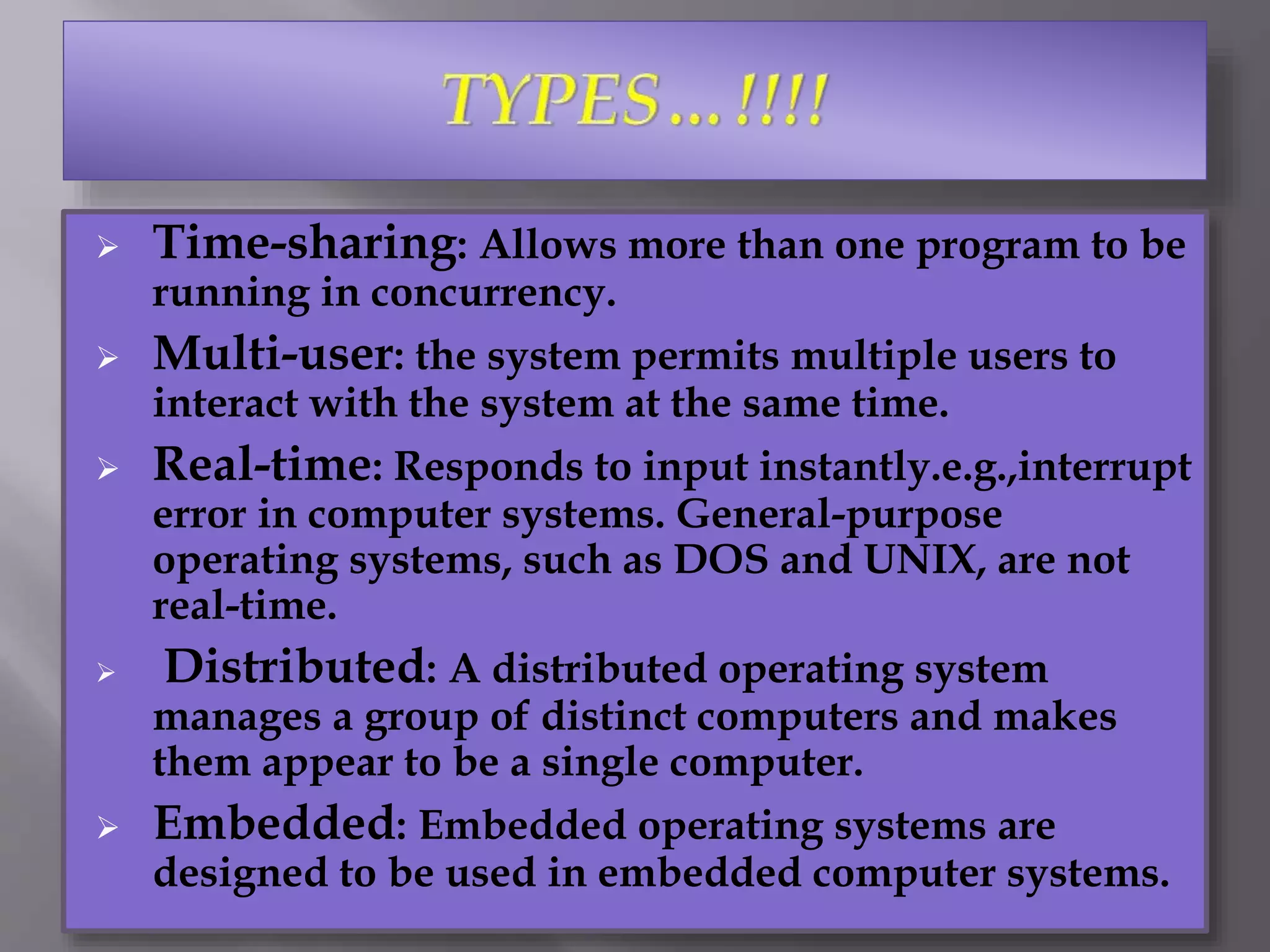 Os presentation | PPTX