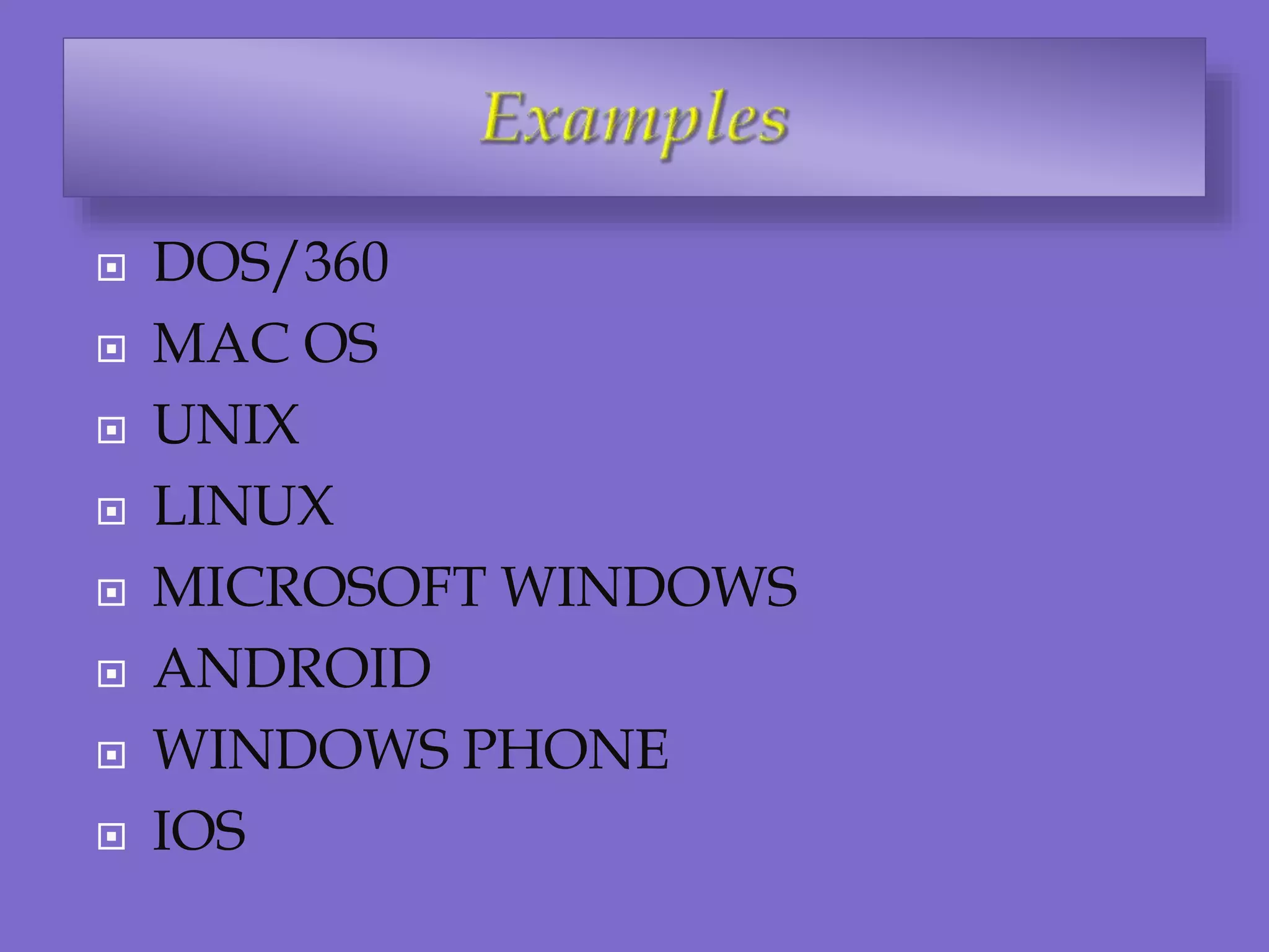 Os presentation | PPTX