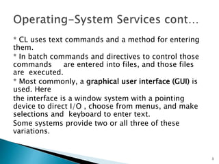 operating system structures | PPTX