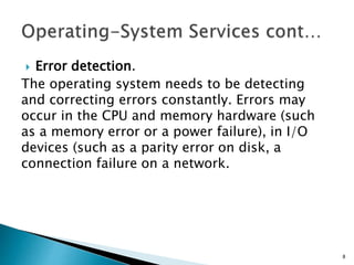 operating system structures | PPTX
