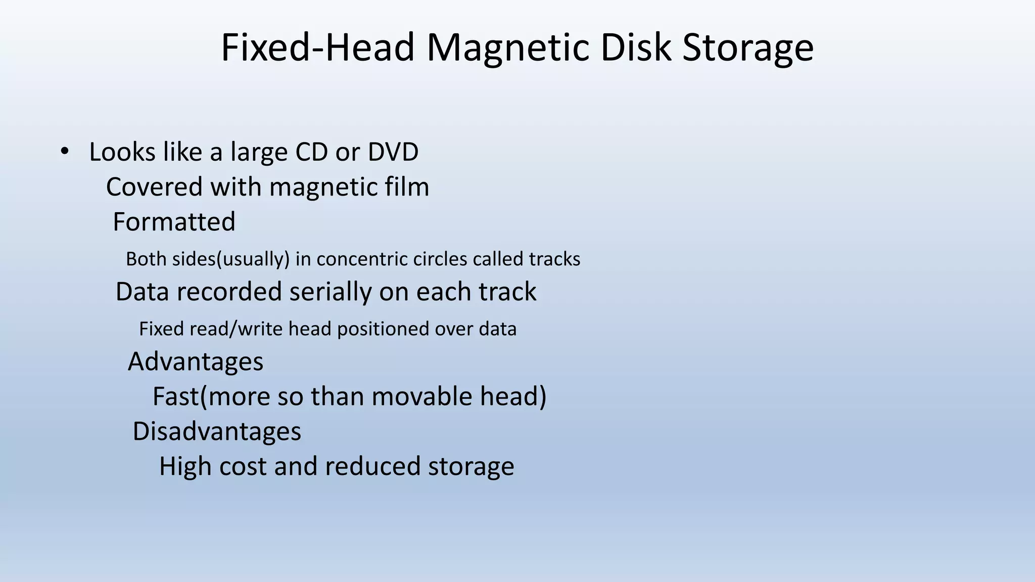 DIRECT ACCESS STORAGE DEVICES | PPTX
