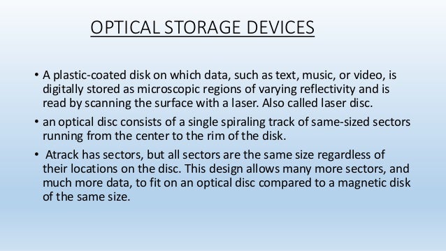 DIRECT ACCESS STORAGE DEVICES