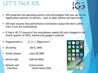 ios vs android presentation | PPTX