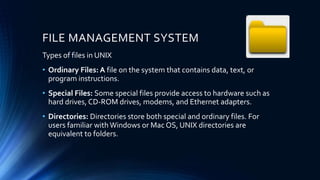 UNIX Operating System | PPT
