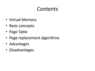 Virtual Memory in Windows | PPT