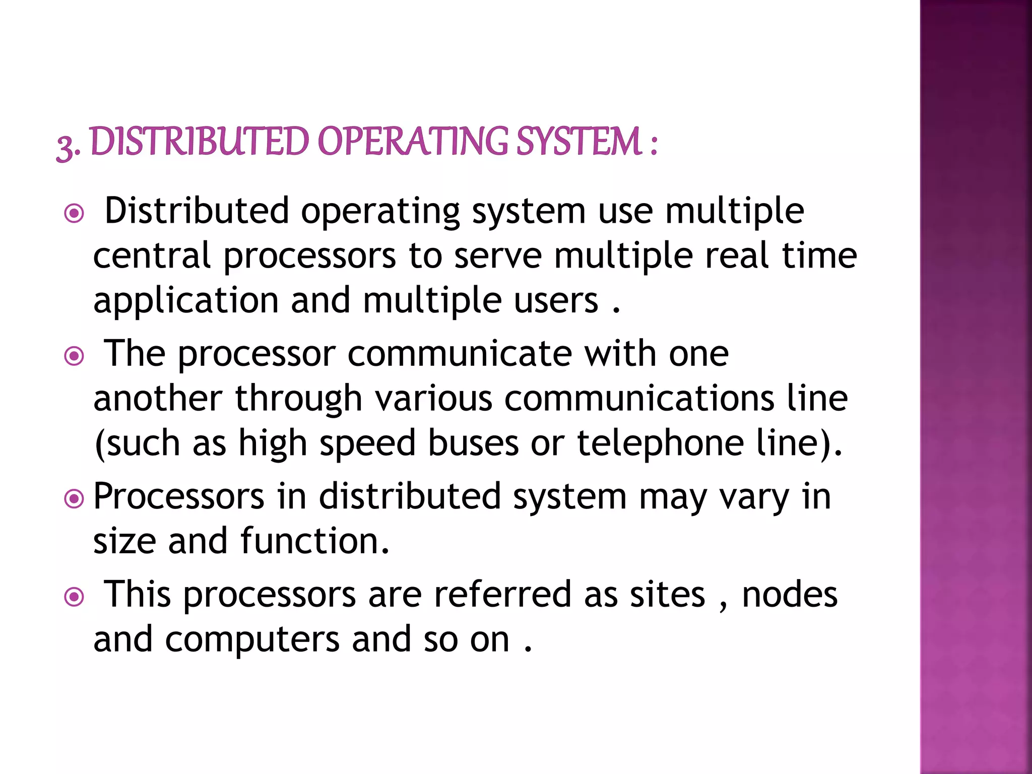 Operating System Introduction | PPTX