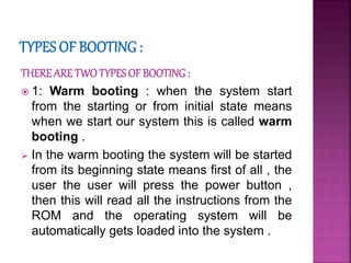 Operating System Introduction | PPTX
