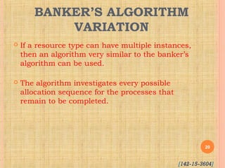 Operating System: Deadlock | PPT
