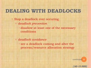 Operating System: Deadlock | PPT