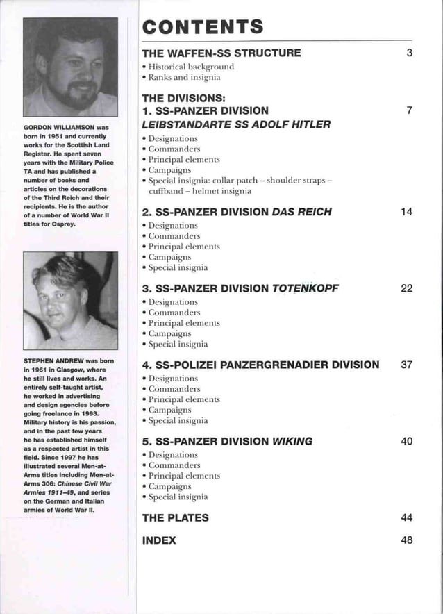 The Waffen SS 1. to 5. divisions | PDF