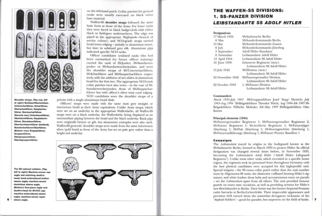 The Waffen SS 1. to 5. divisions | PDF