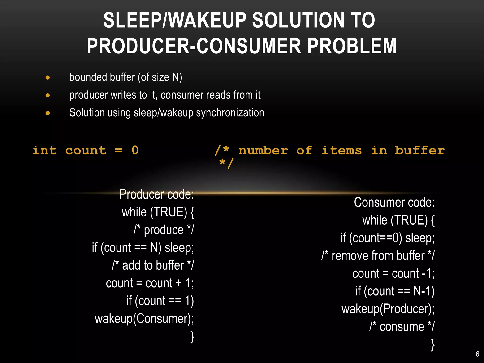 Producer Consumer Problem | PPTX