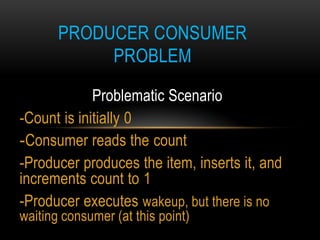 Producer Consumer Problem | PPTX