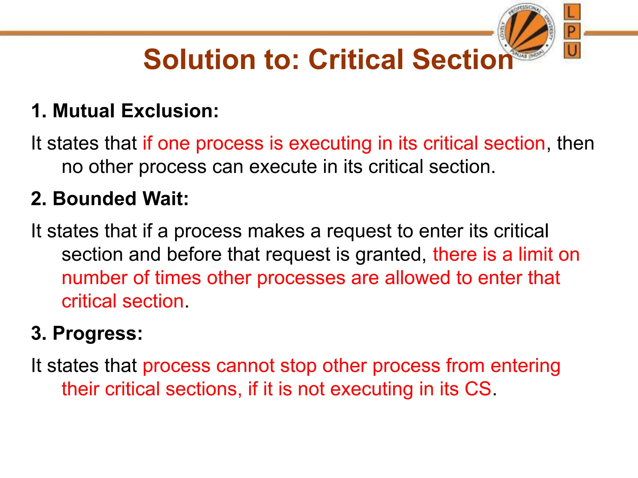 Os Process Synchronization Unit3 Synchronization Ppt Free Download