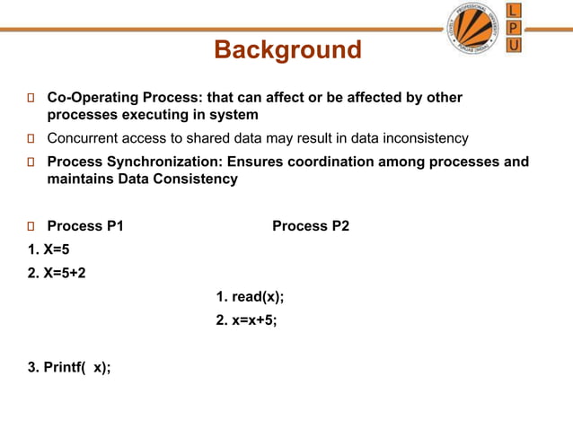 Os Process Synchronization Unit3 Synchronization Ppt