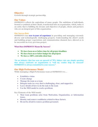 OSPRO Systems Profile | PDF