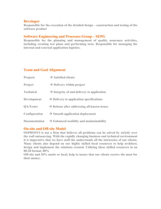 OSPRO Systems Profile | PDF