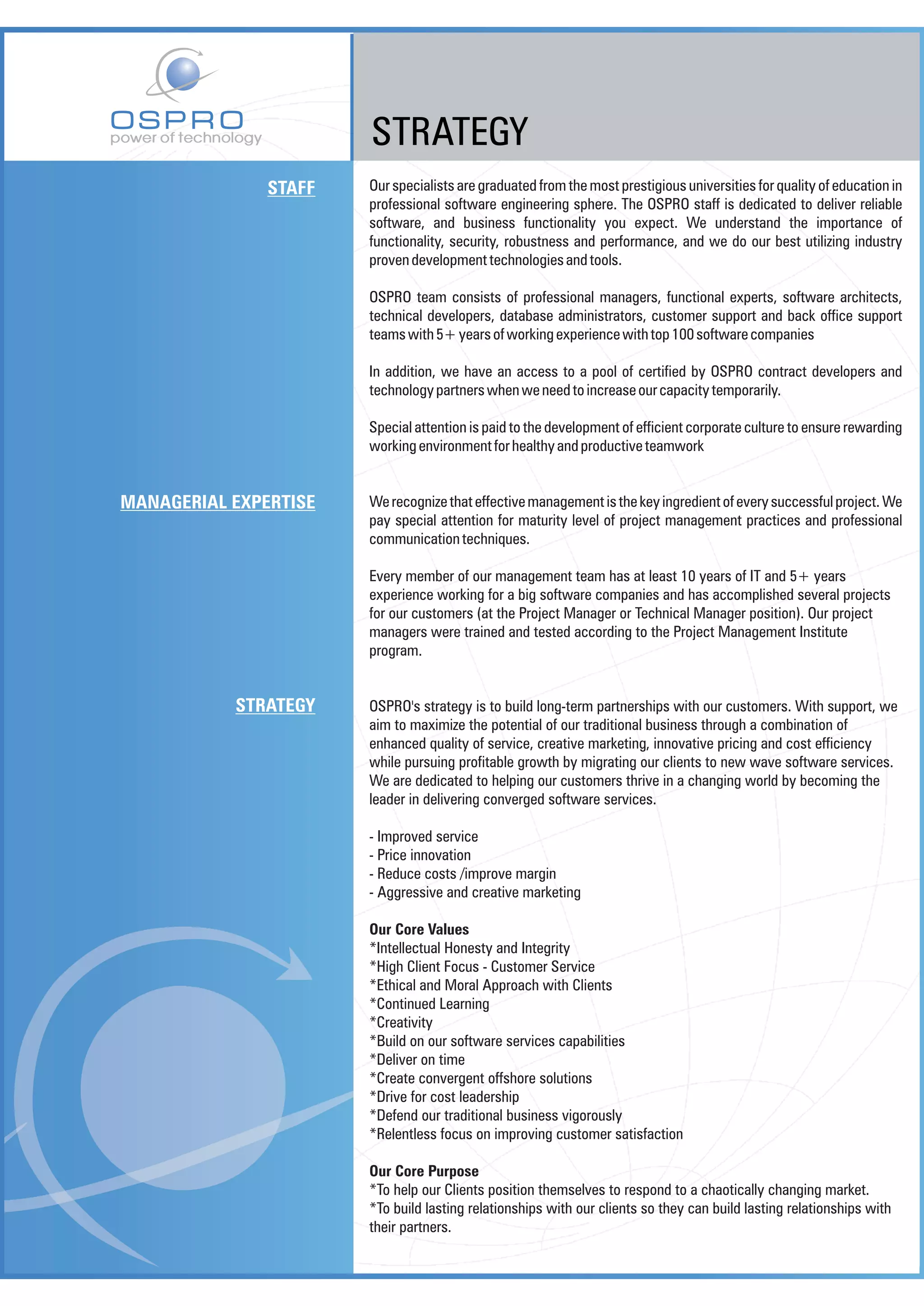 Osprosys it-brochure | PDF