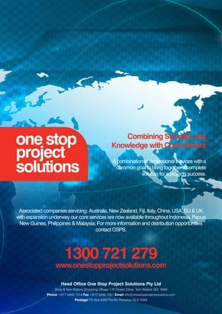 One Stop Project Solutions | PDF